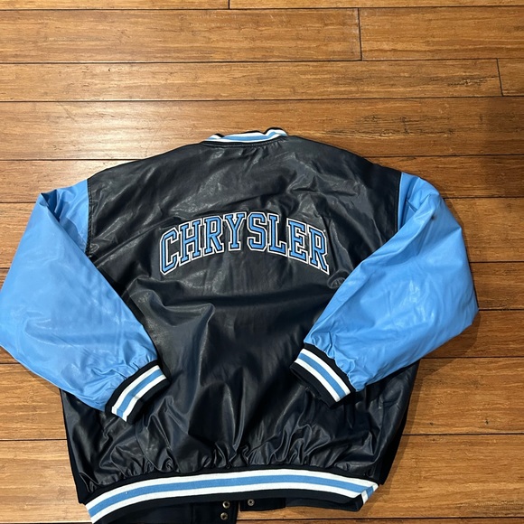 Chrysler | Other | Vintage Chrysler Authentic Blue Varsity Coat ...